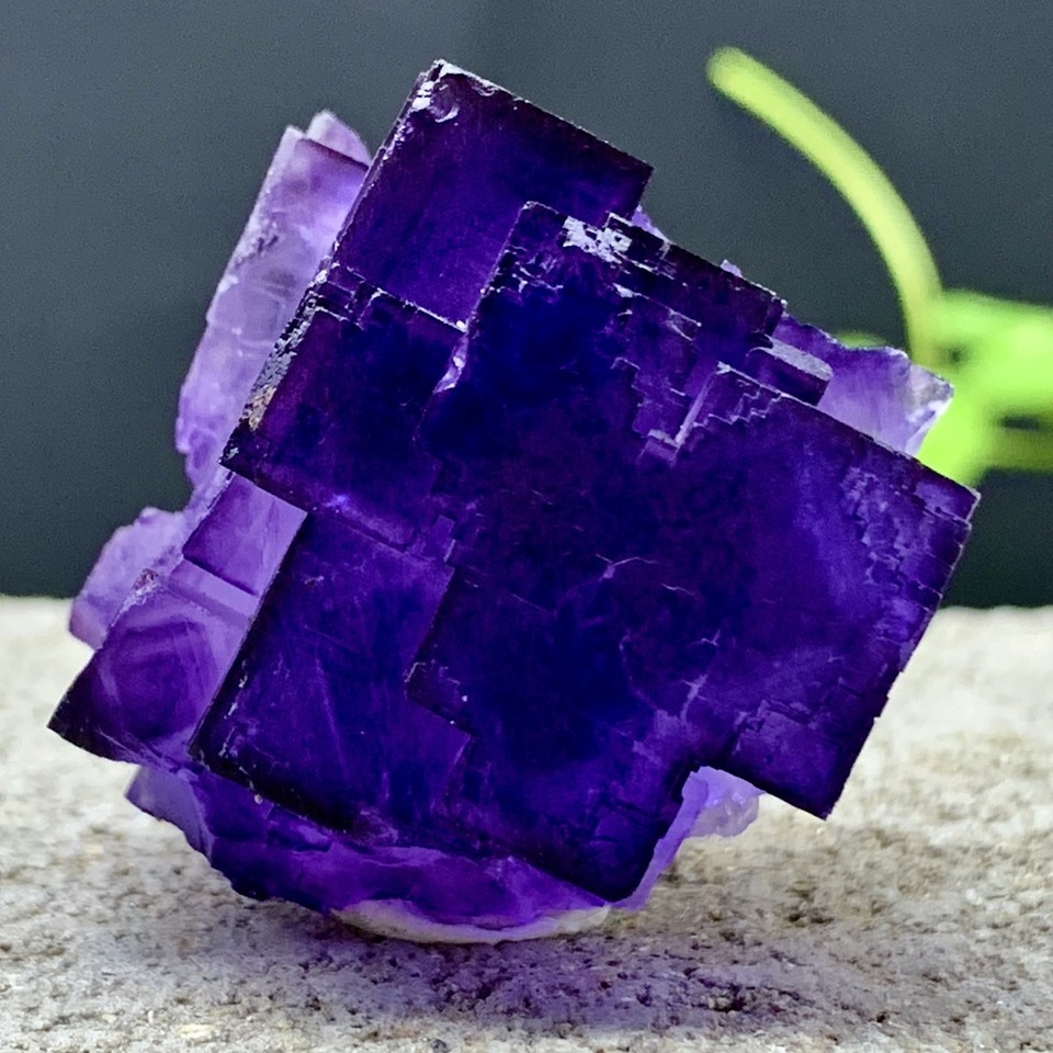 60G Natural purple, QR code fluorite, mineral specimen/China | eBay
