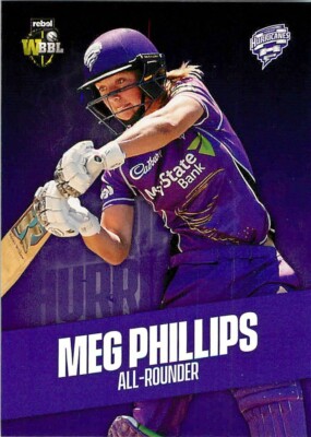 2019 2020 HOBART HURRICANES WBBL Cricket Card MEG PHILLIPS | eBay