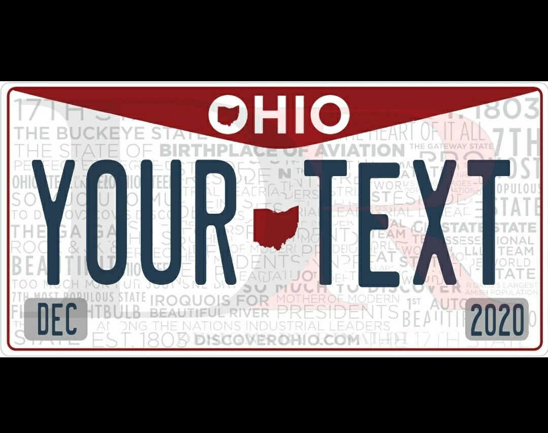 Custom State License Plates
