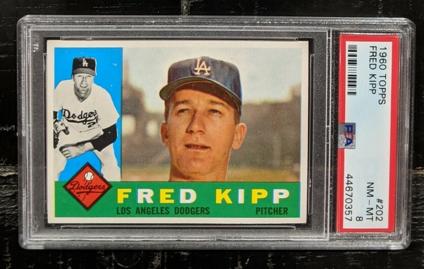 1960+Topps+-+%23202+Fred+Kipp for sale online | eBay