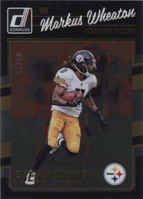 2016 Donruss - Markus Wheaton #239 Press Proof Gold /50 for sale online ...