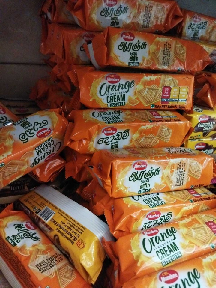 Munchee Orange Cream Biscuit & Cookie Sri Lankan CBL Product 100g ...