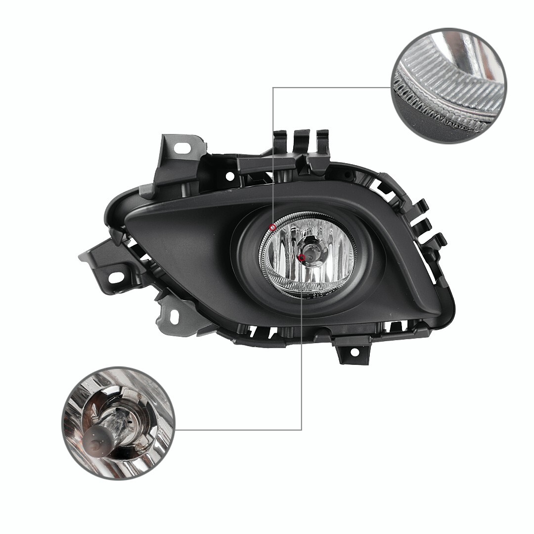 For 2014 2016 2017 Mazda 6 Fog Lights Front Bumper Driving Lamp w ...