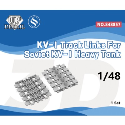 SSMODEL SS848857 1/48 Model Upgrade Parts Track Links For Soviet KV-1 ...