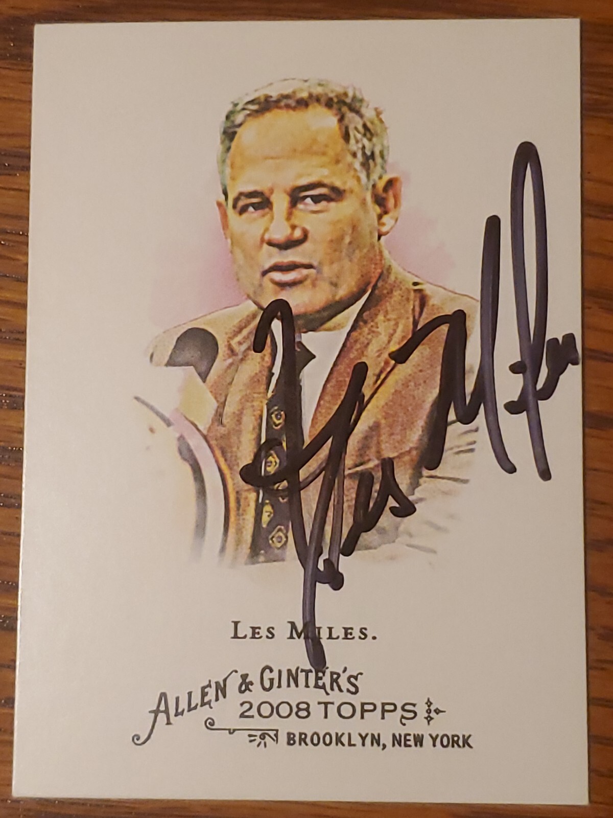 Les Miles Signed 2008 Topps Allen & Ginter's LSU Autograph | eBay