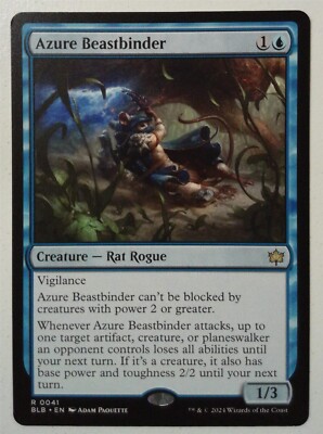 Azure Beastbinder *Rare* Magic MtG x1 Bloomburrow | eBay