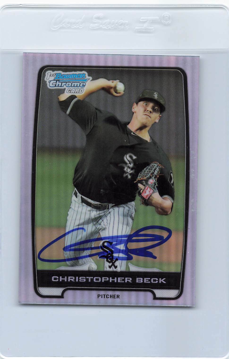 2012 Bowman Chrome #BDPP101 Christopher Beck White Sox Signed Auto ...