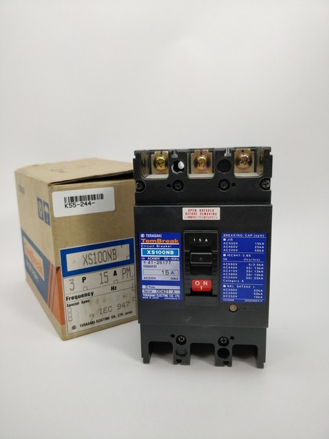 Terasaki TemBreak Circuit Breaker XS100NB 100 Amp 3p for sale online | eBay
