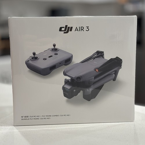 DJI Air 3 Fly More Combo Camera Drone with RCN2 Remote NEW SEALED ...