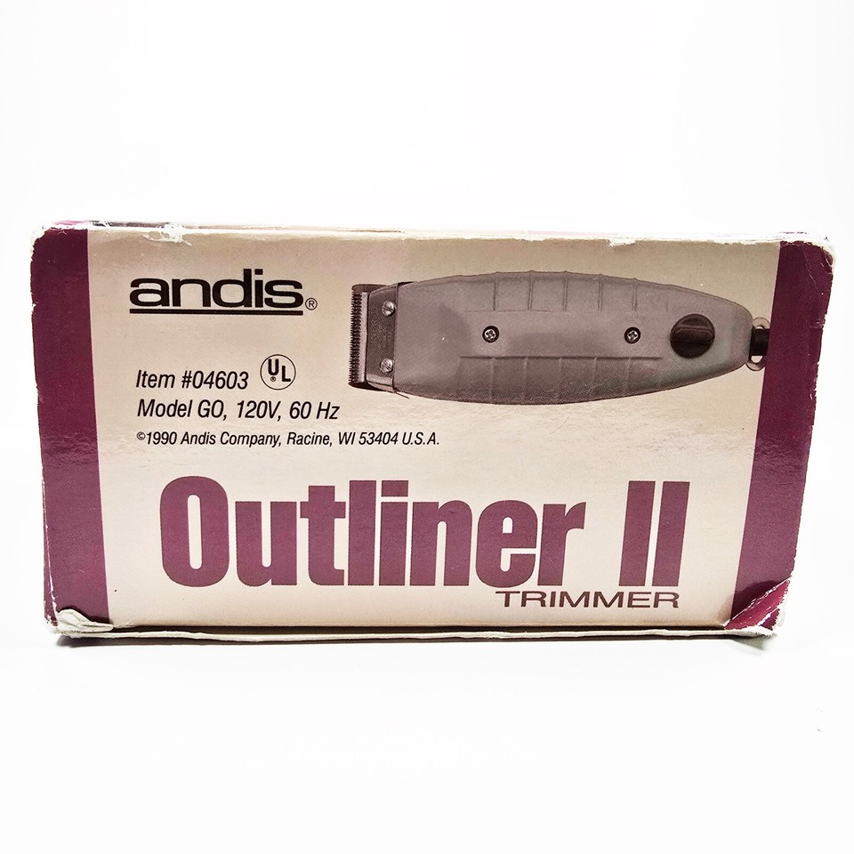 Vintage ANDIS Electric Hair Barber Clippers Trimmer OUTLINER II Model ...