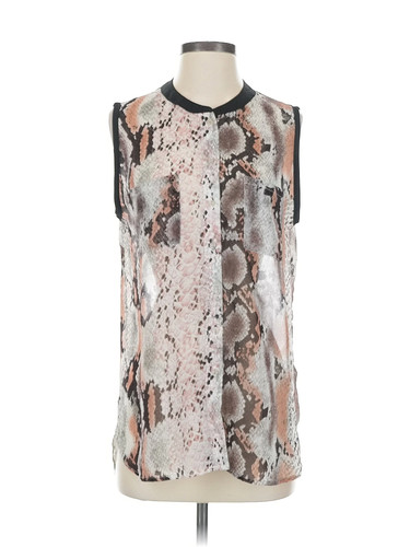 Eight Sixty Women Silver Sleeveless Blouse S | eBay