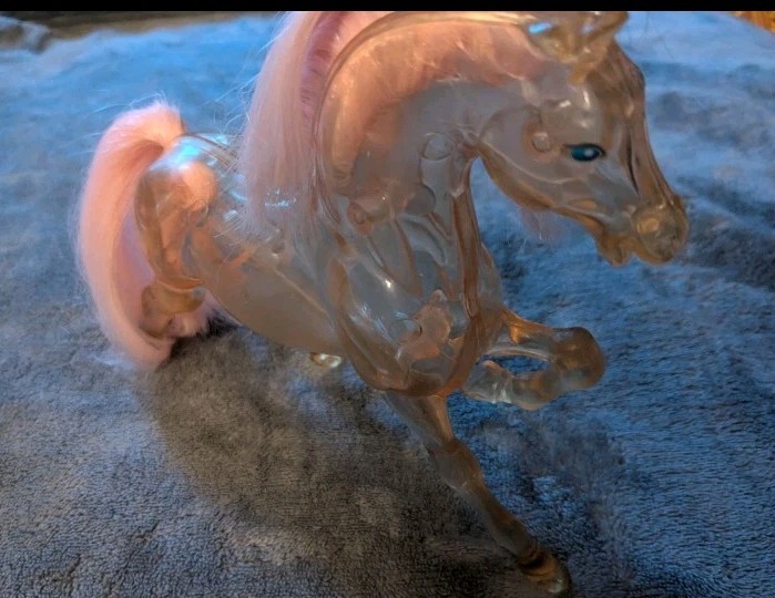 VINTAGE SHE-RA PRINCESS OF POWER CRYSTAL SWIFT WIND PINK HORSE He-Man ...