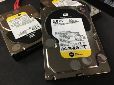 *LOT OF 8* WESTERN DIGITAL 3TB 7.2K 6Gb/s 3.5" SAS HDD WD3001FYYG *512 ...