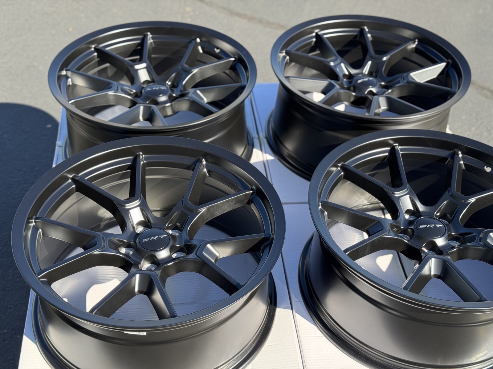20" Black 5x115 Rims Wheels fit Dodge Charger Challender Chrysler SRT ...