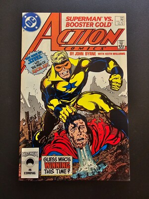 DC Comics Action Comics #594 November 1987 John Byrne Art Superman | eBay