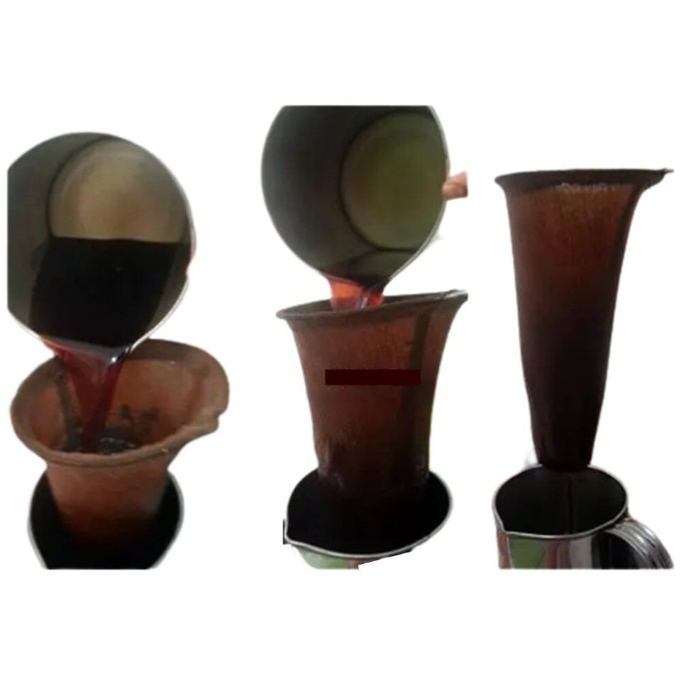 Tea Coffee Strainer Cloth Filter Handle Handmade Thai Traditional ...