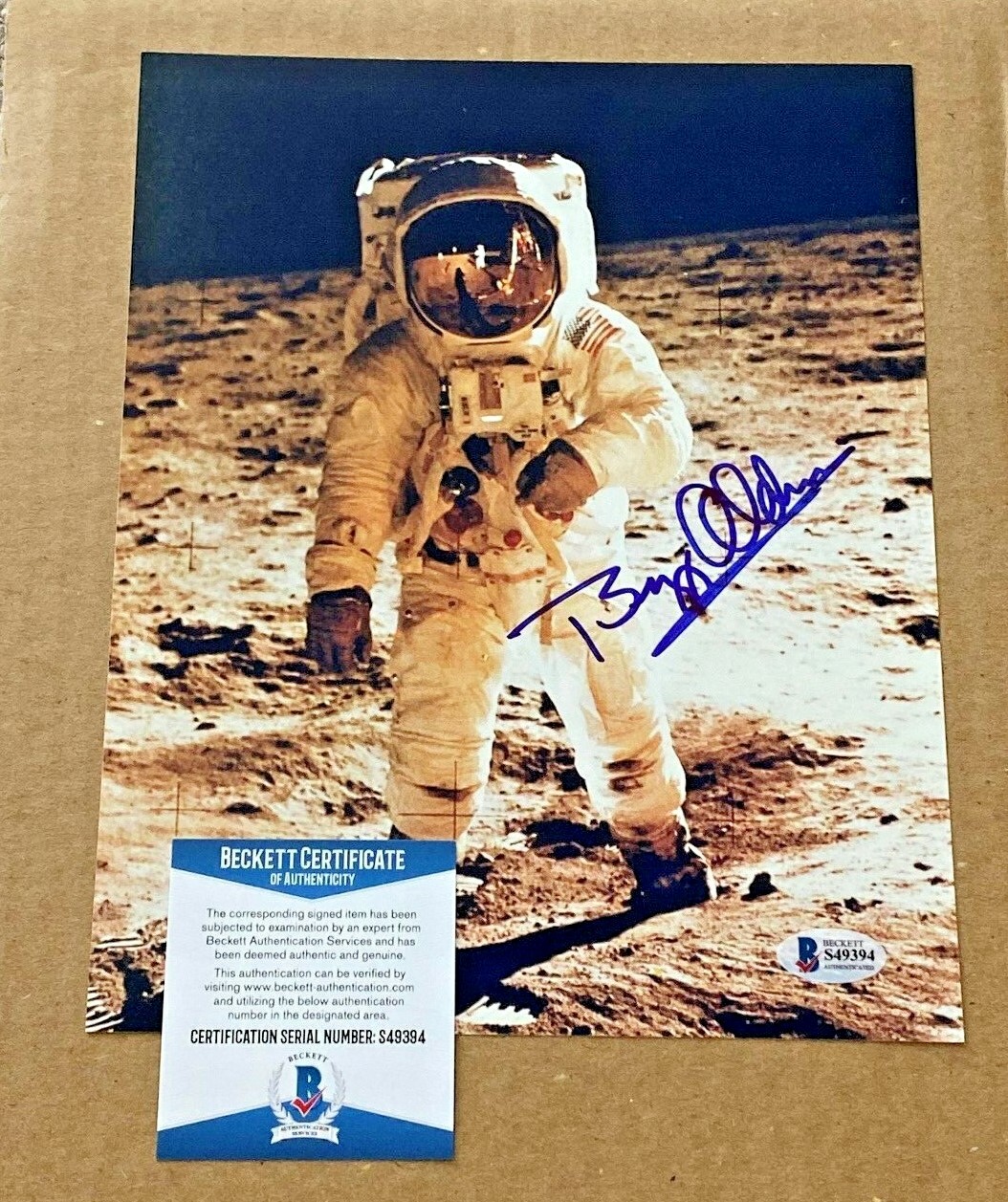 Buzz Aldrin Autographed Signed Apollo 11 Astronaut 8X10 Photo Beckett ...
