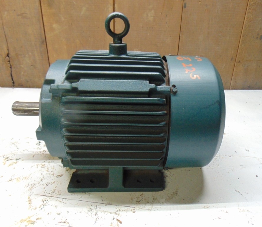 RELIANCE ELECTRIC AC MOTOR 7197033-001 L001 GJ, 5HP, 3505 RPM, FRAME ...