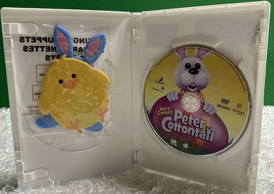 Here Comes Peter Cottontail (DVD) Includes Original In-used Finger ...