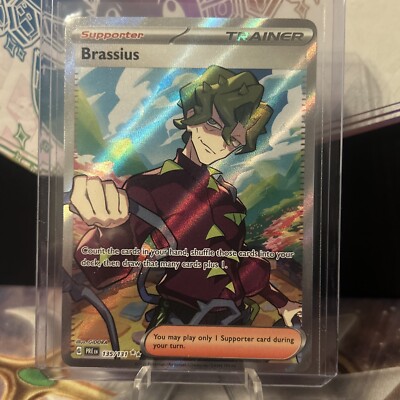 Brassius 135/131 Full Art Trainer Prismatic Evolutions Pokémon Card | eBay