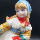 Vintage Porcelain Schmid Music Box. Girl And Rabbit. "You've Got A ...