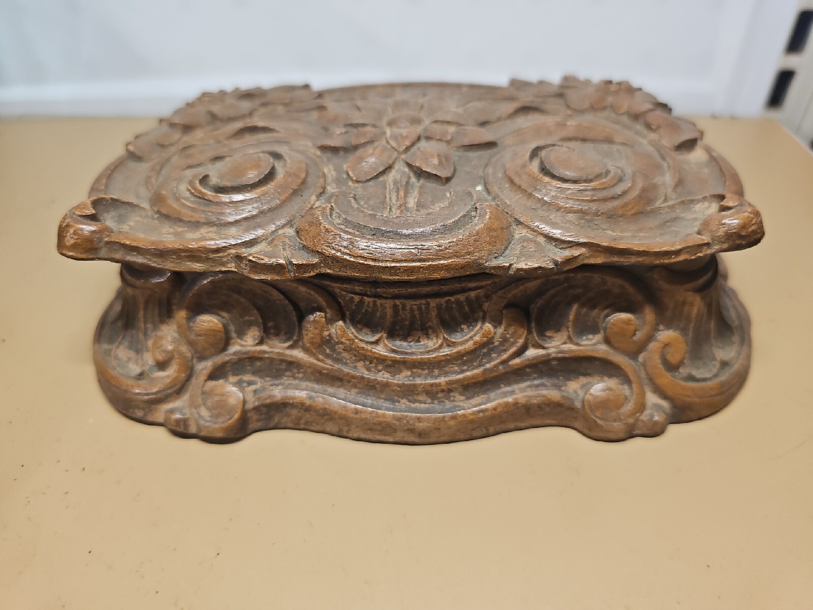 Syroco Wood Decorative Box, Dresser Jewelry Trinket Box | eBay