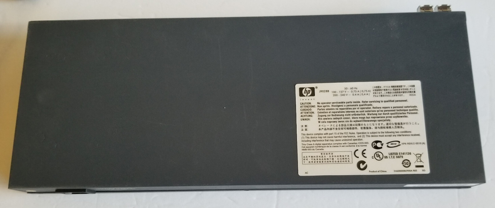 HP ProCurve (J9028B#ABA) 24-Ports Rack-Mountable Switch Managed for ...