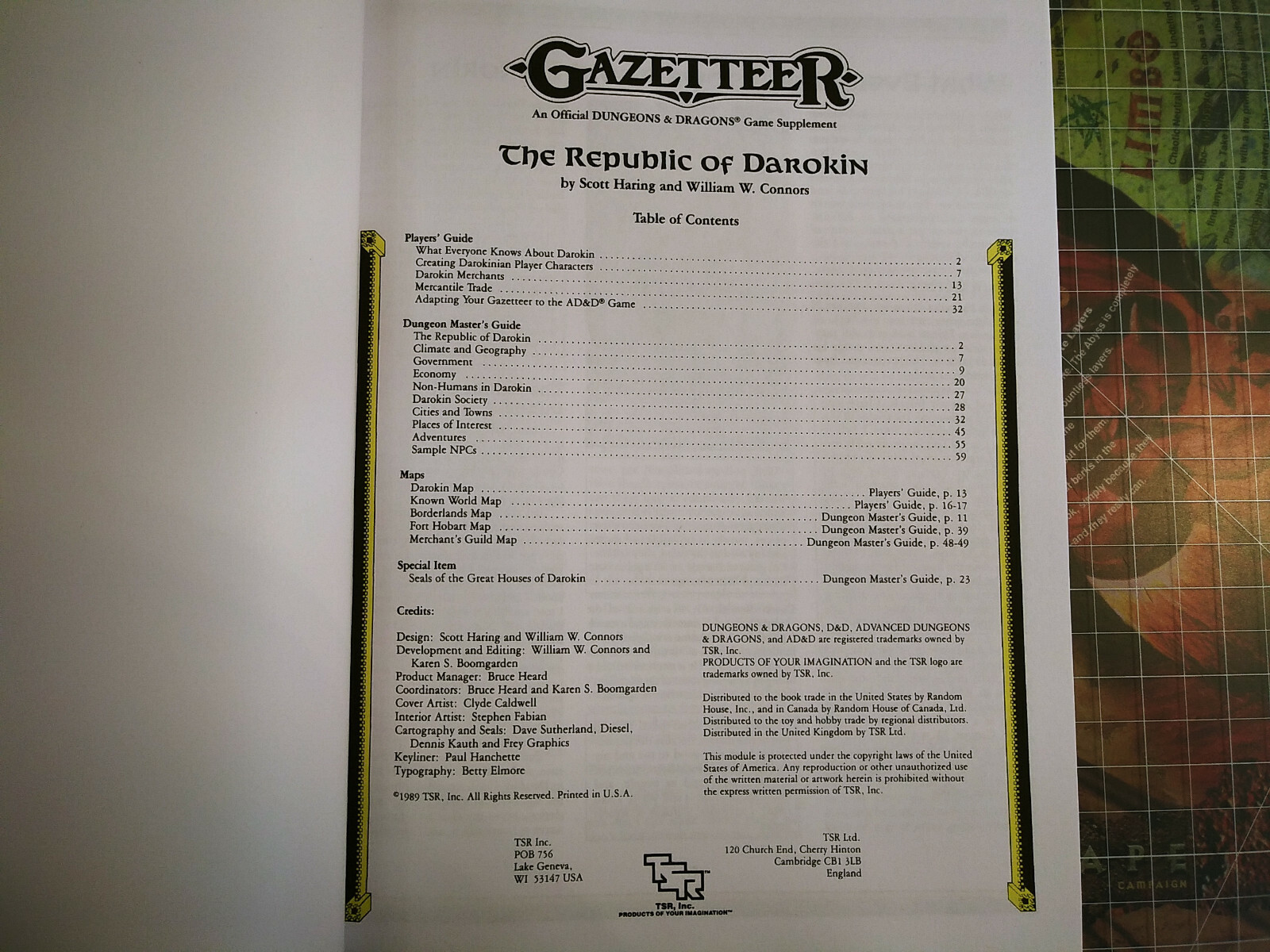 GAZ11 The Republic of Darokin - Dungeons & Dragons - Gazetteer - D&D ...