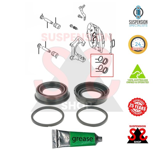 Front Axle Repair Seal Kit, Brake Caliper Suit AUDI A8 3.0 TDI quattro ...