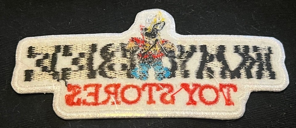 KAY BEE TOYS embroidered logo patch soldier toy 90s 80s retro hat badge ...