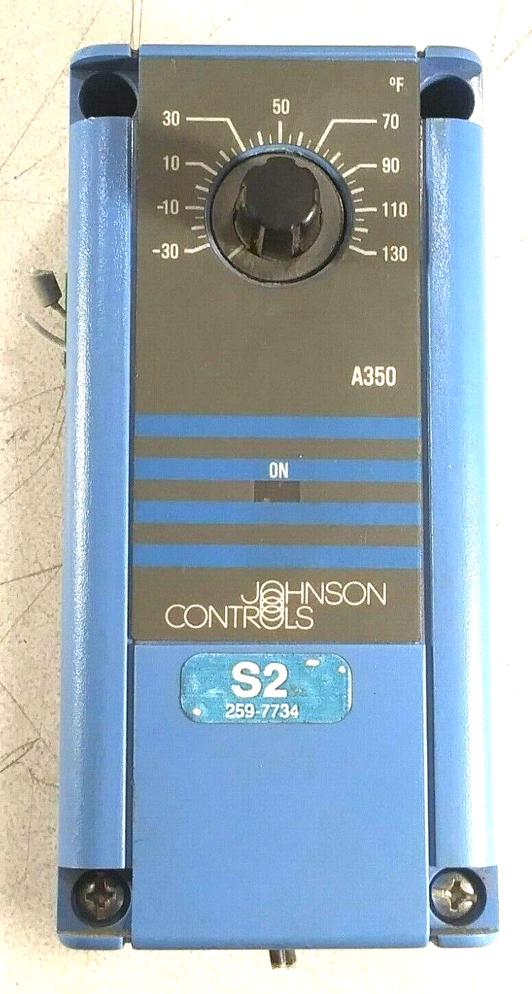 1 USED JOHNSON CONTROLS A350AA-1 TEMPERATURE MODULE REV. H ***MAKE ...