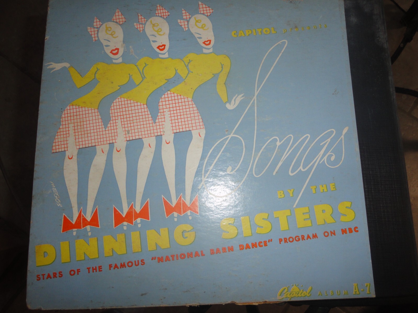 VINYL RECORD 10" 78 RPM SONGS BY THE DINNING SISTERS CAPITAL RECORDS A ...