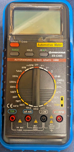 Cornwell ES-C585 Multi-function Automotive Meter with Accessories and ...
