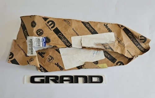 Front Door Nameplate - Mopar 55112900AB 2017-2022 Jeep Grand Cherokee ...