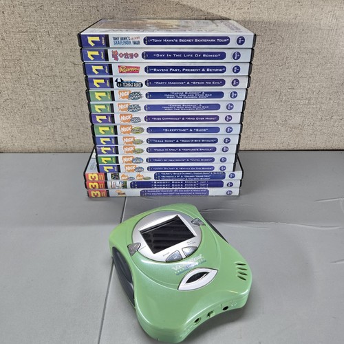 VideoNow Color Video Player Green 2004 w/ 22 Discs Lot - Tested Working ...