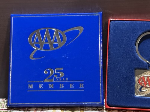 AAA 25 Year Member Keychain American Automobile Association Original ...