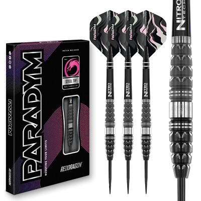 RED DRAGON - Paradym Series - 90% Tungsten Professional Steel tip Dart ...