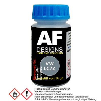 Lackstift für VW / Volkswagen Iron Grey Metallic LC7Z schnelltrocknend ...