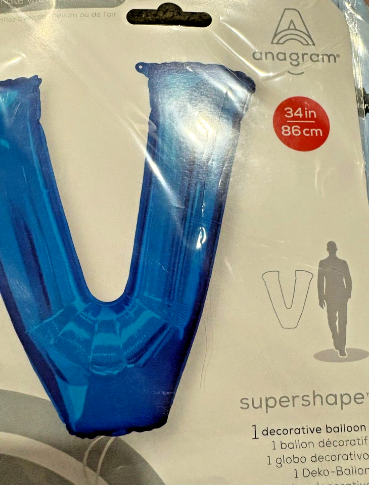 Anagram number 8 helium foil Balloon 34 in 86cm | eBay