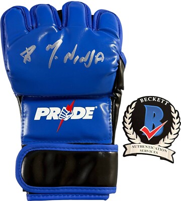 MURILO NINJA RUA SIGNED PRIDE FC MMA GLOVE BECKETT BAS WITNESS COA ...