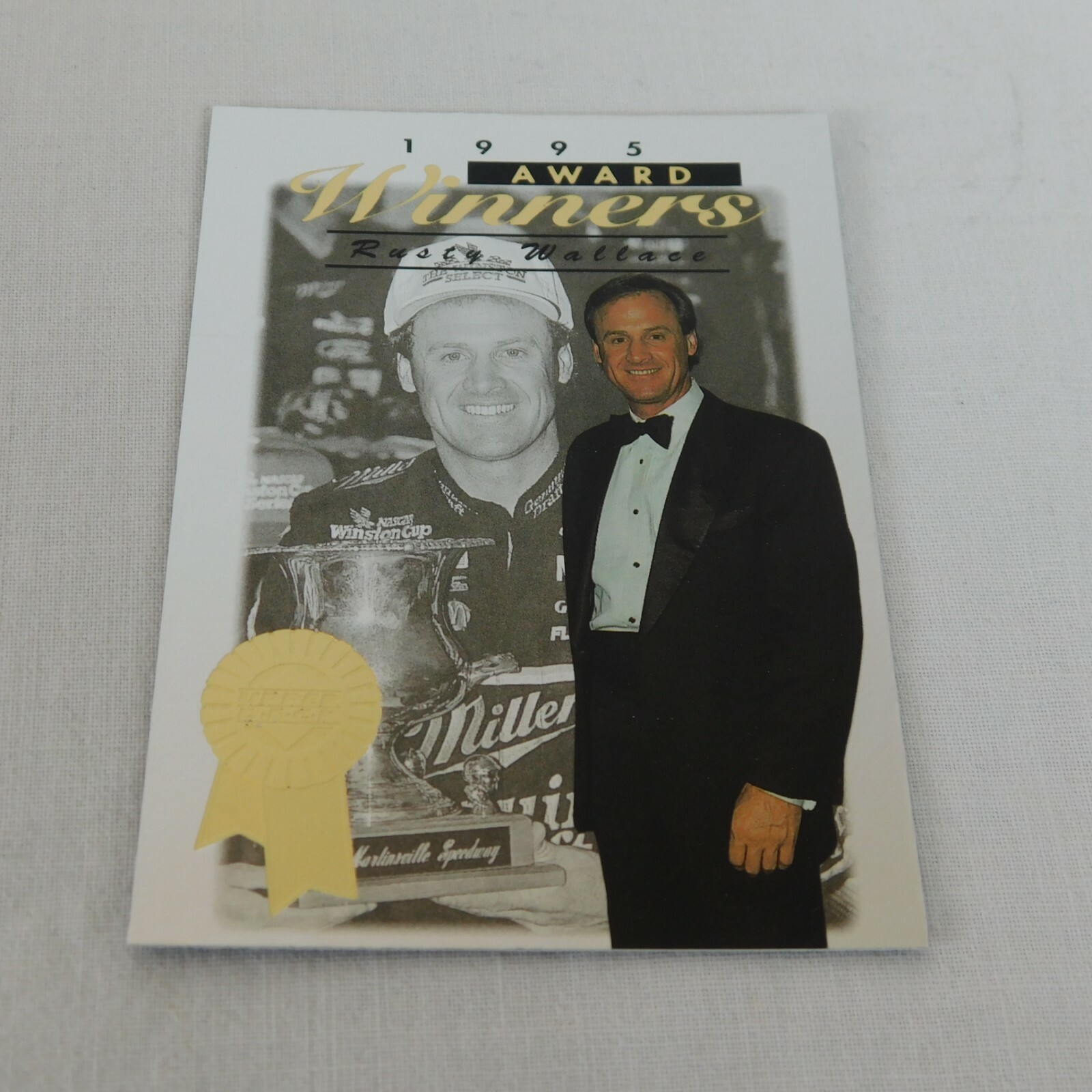 1996 Upper Deck 1995 Award Winners Card Rusty Wallace RC127 Hologram ...