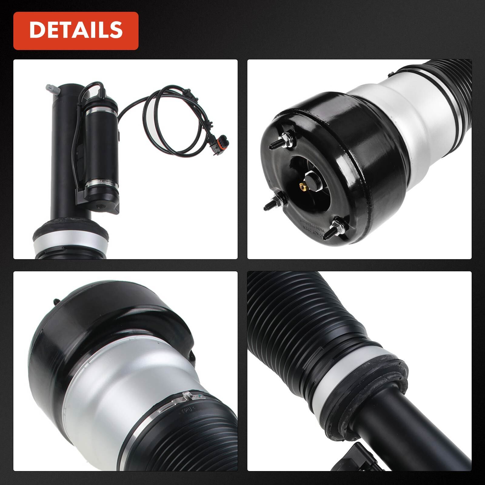 1x Front Air Suspension Strut Shock Absorber for Benz W221 S350 S400 ...