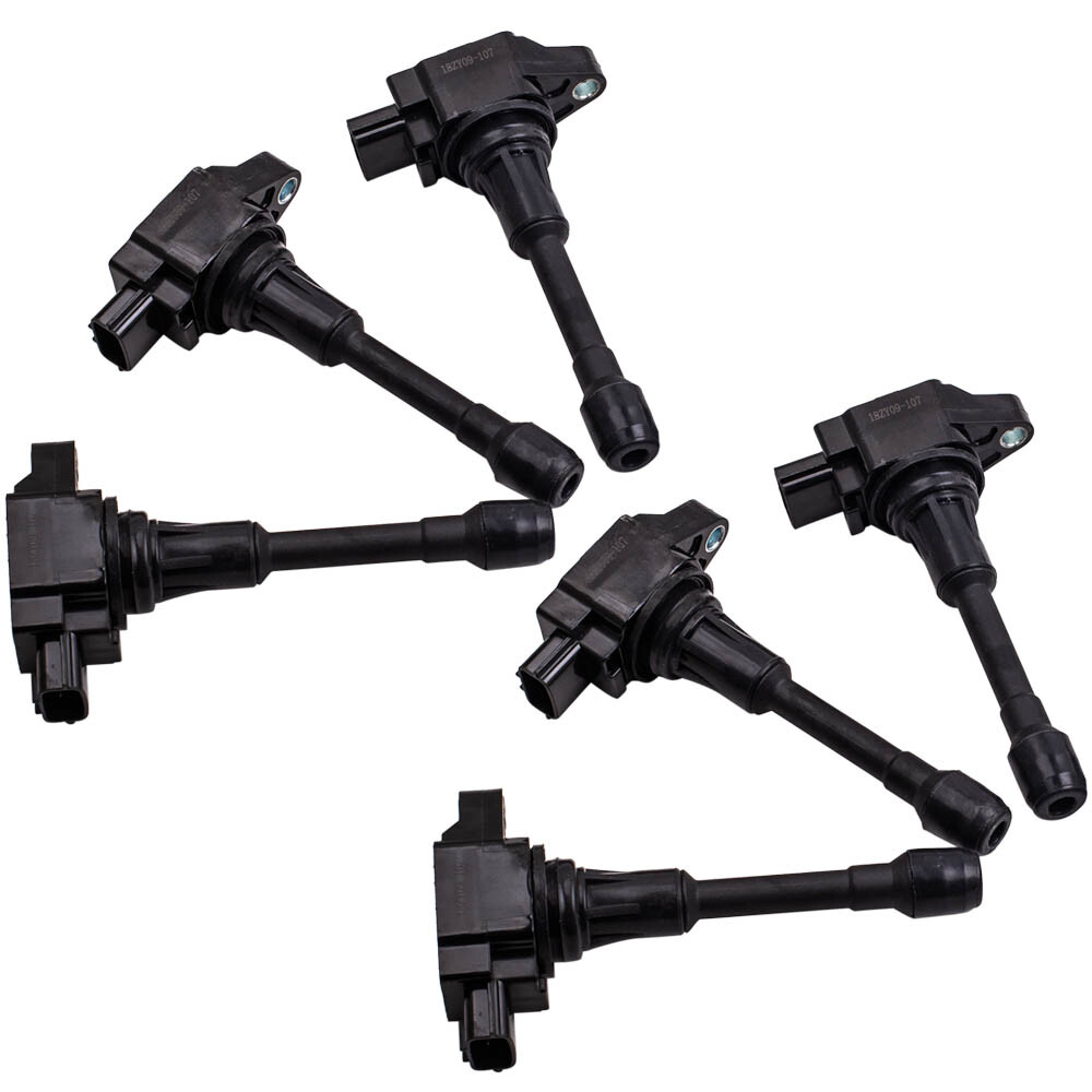 6x Ignition Coil Kit for Nissan 370Z 3.7L V6 2009-2016 22448EY00A UF617 ...