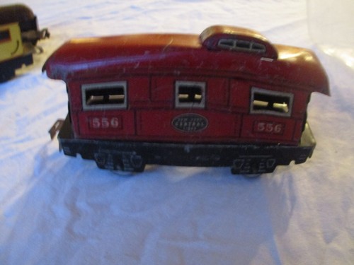 Vintage Marx O Scale New York Central Lines Tin Caboose #556 Train Car ...