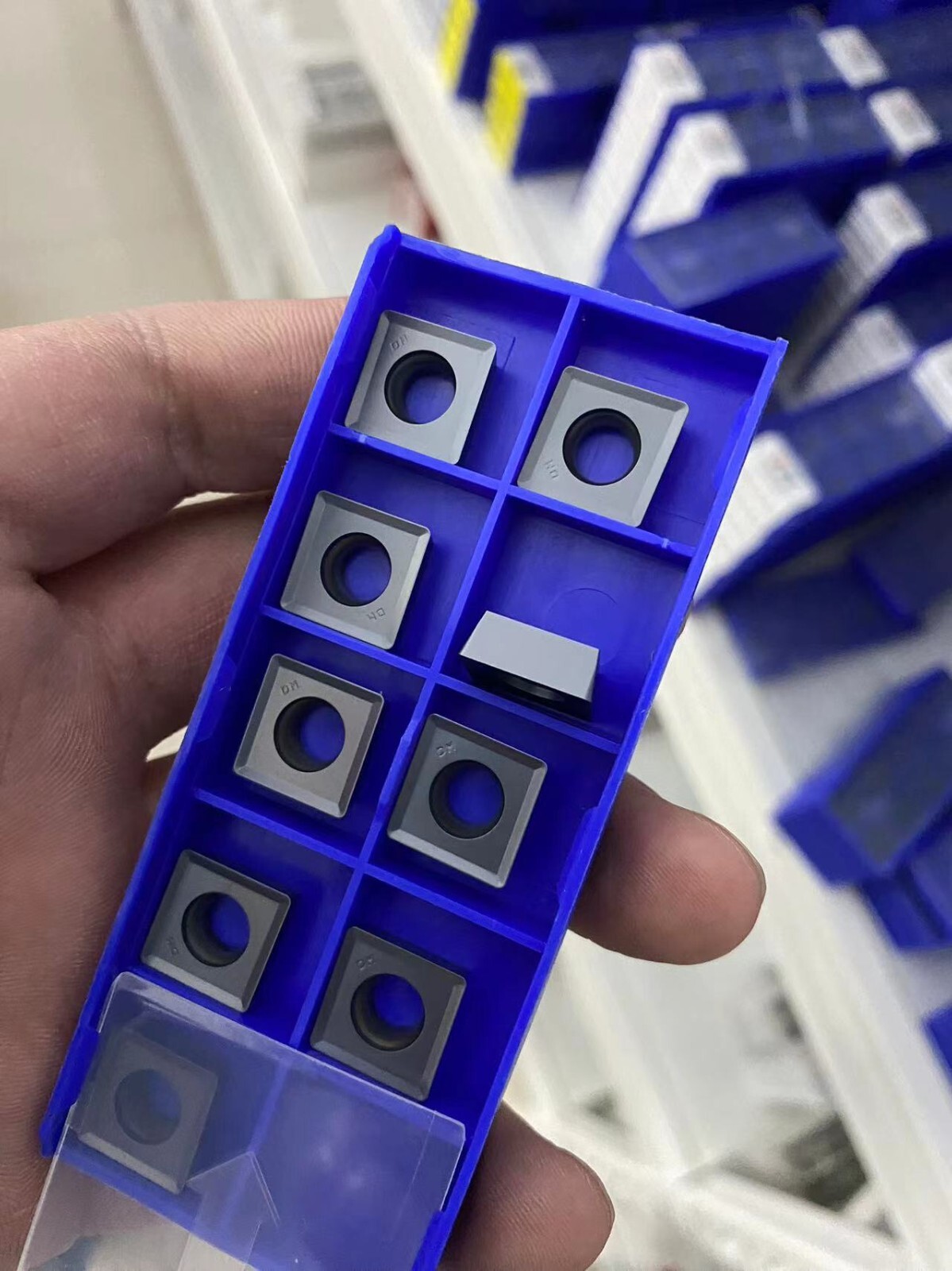 Carbide Inserts 10pcs MPHT120408-DM YBG302 Three sided CNC milling ...