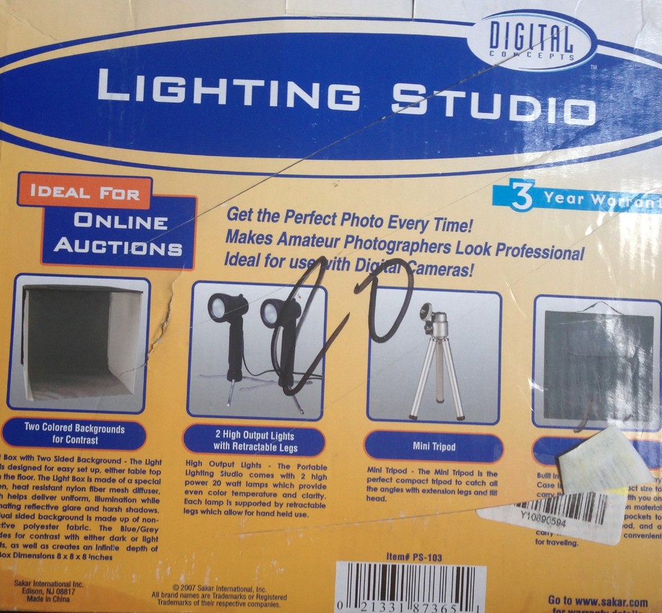 Portable Lighing Studio Mini new item in open box | eBay