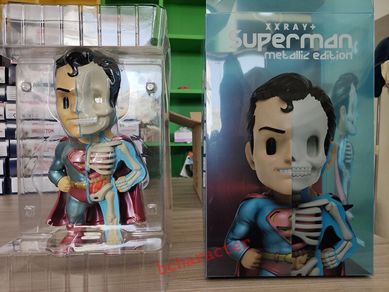 NEW 4D XXRAY H-9.5in Anatomical DC Superman Figure Assemble Model Toy ...