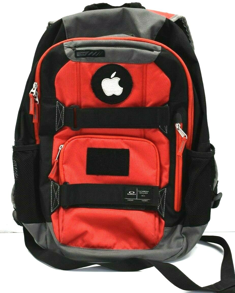 Oakley Red Backpack - Apple Logo Patch - Model FA16 - Gem