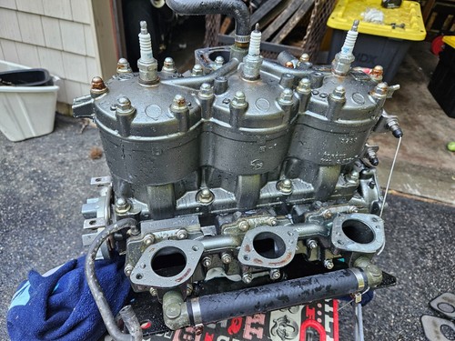 Kawasaki STX ZXI 900 TRIPLE MOTOR ENGINE CYLINDER CRANK BLOCK 112 PSI ...