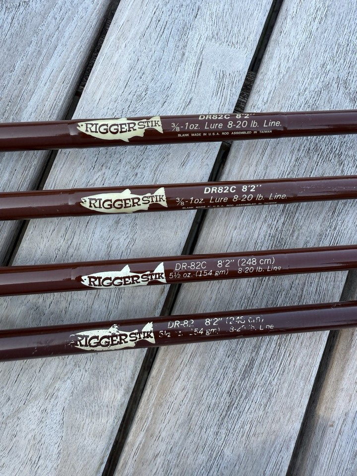 Set Of 4 Fenwick DR-82/DR-82C 8’2” Rigger Stick RARE | eBay